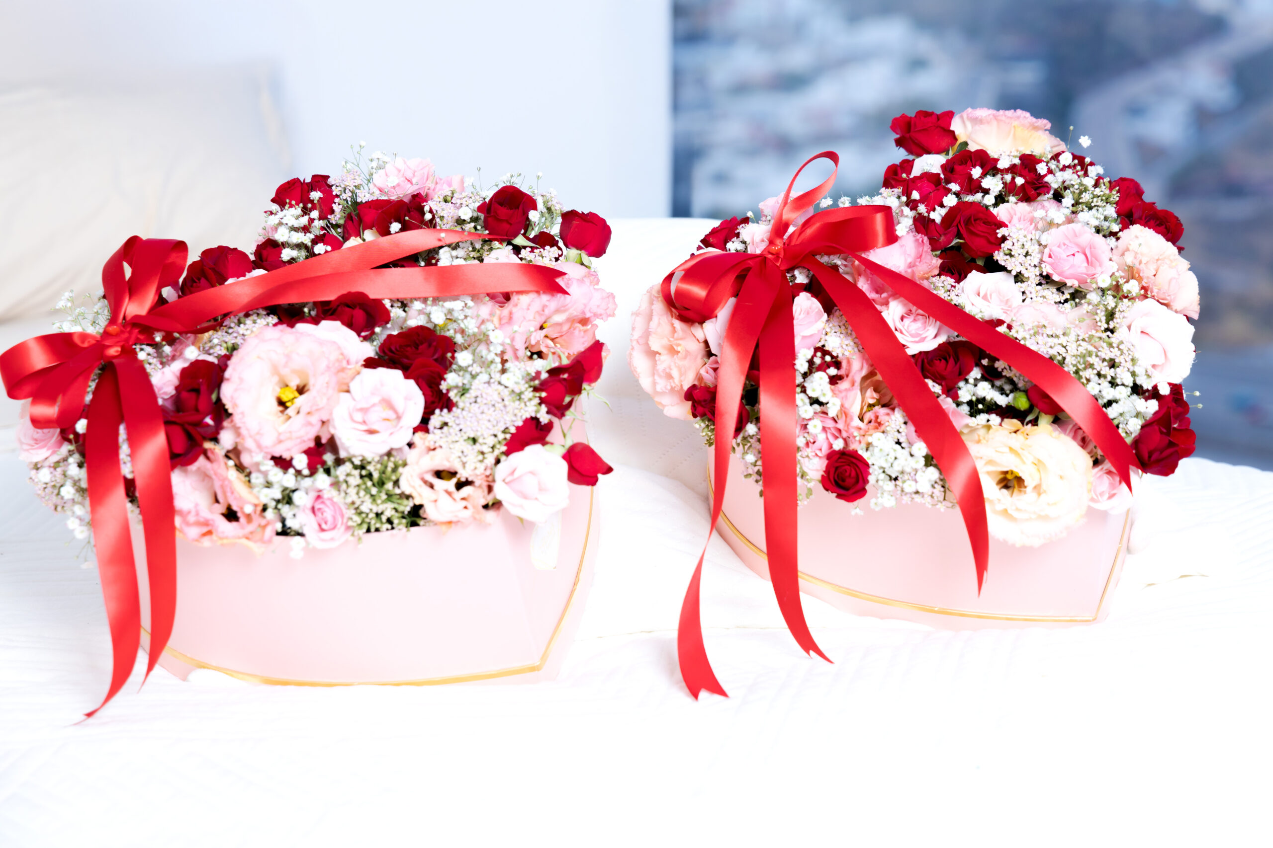 Valentine´s Day: Box Corazón - Flores & Regalos