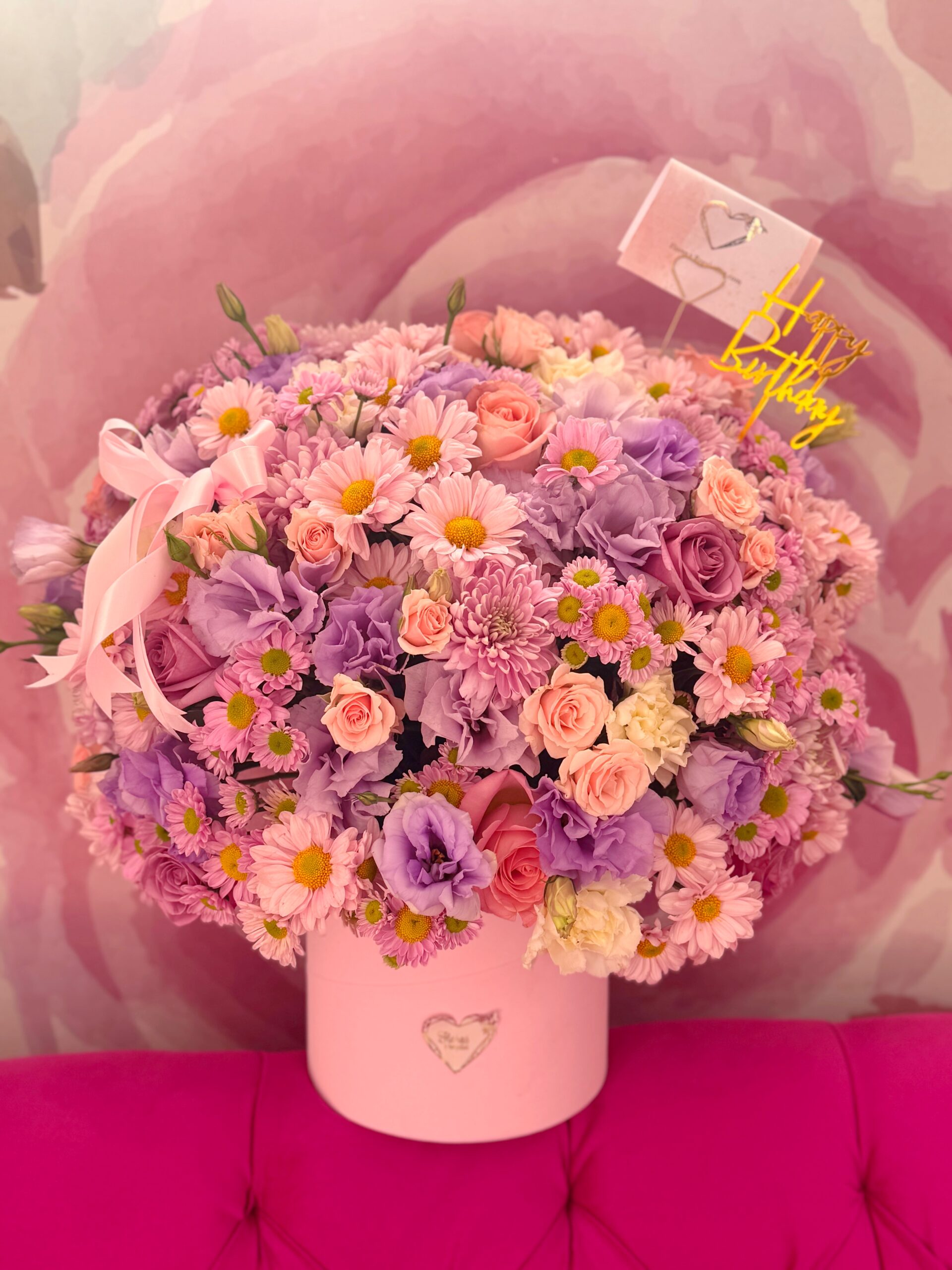 Caja Floral Cumpleaños - Flores & Regalos